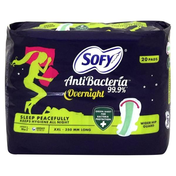 Sofy Antibacteria Overnight Sanitary Napkin (XXL) 20 pads - JioMart