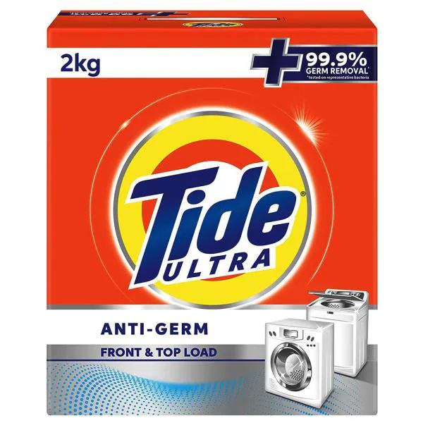 Tide Ultra Anti-Germ Top & Front Load Detergent Powder 2 kg - JioMart