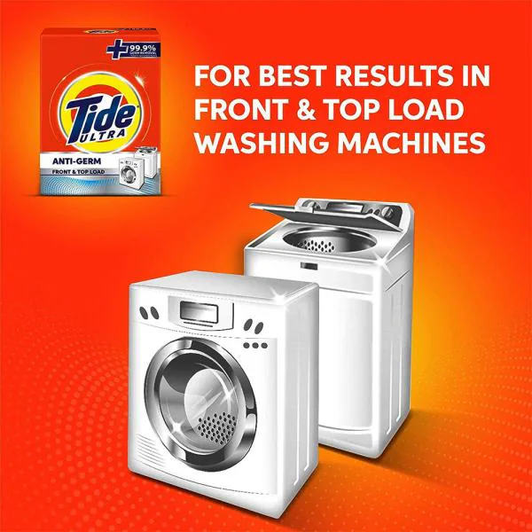 Tide Ultra Anti-Germ Top & Front Load Detergent Powder 2 kg - JioMart