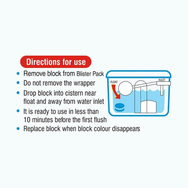 My Home Expelz Cleanmatic Regular Cistern Block 100 g - JioMart
