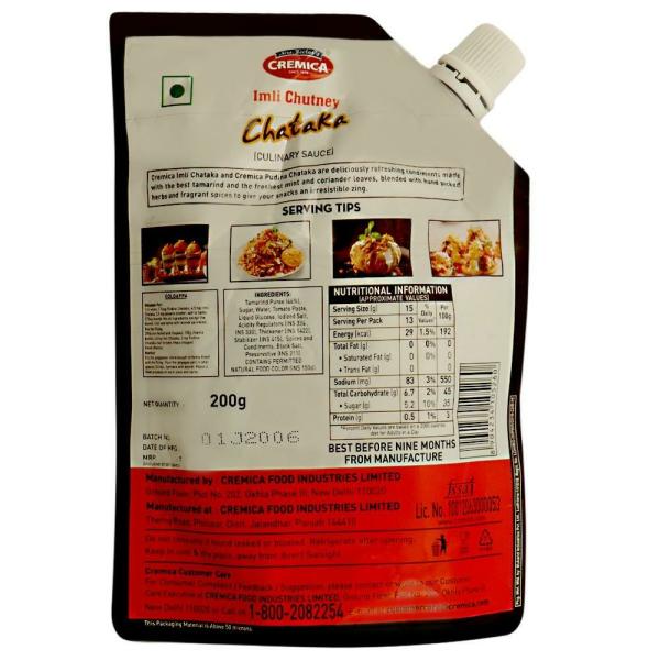 Cremica Imli Chutney Chataka 200 g - JioMart