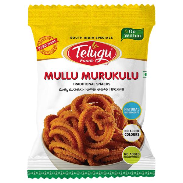 Telugu Foods Mullu Murukulu 160 g - JioMart