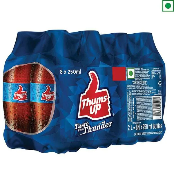 Thums Up 250 ml (Pack of 8) - JioMart