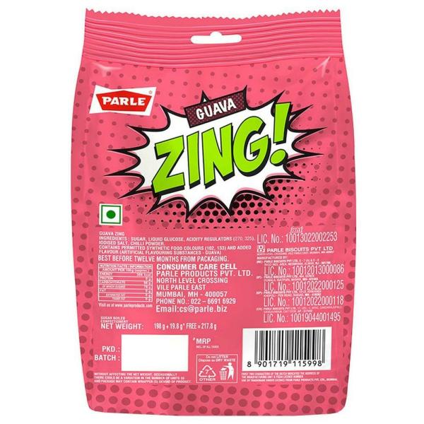 Parle Zing Guava Candy 198 g - JioMart