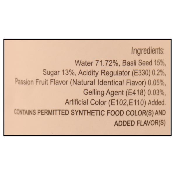 Coco Royal Basil Seed Passion Fruit Drink 290 ml - JioMart