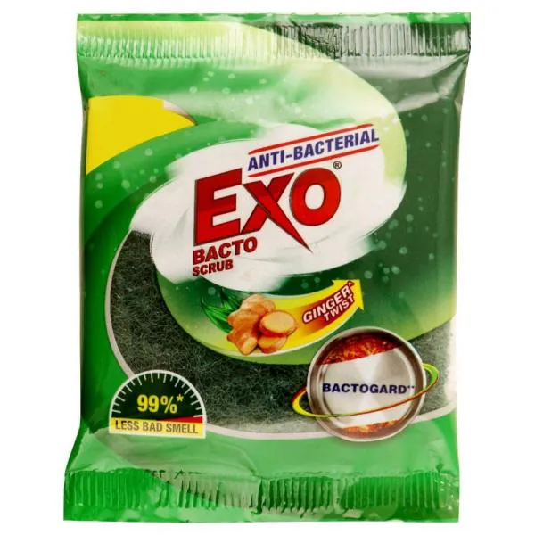 Exo Anti-bacterial Scrub Pad 7.5 cm x 7 cm - JioMart
