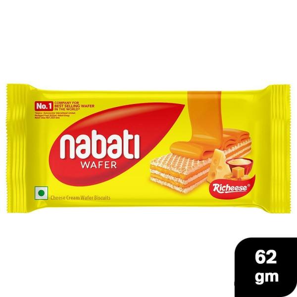 Nabati Cheese Cream Wafer Biscuits 62 g - JioMart