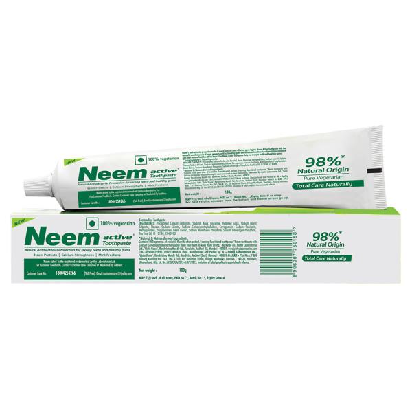 Neem Active Natural Origin Toothpaste 100 g - JioMart