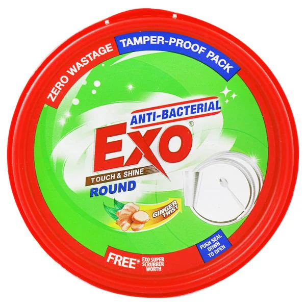 Exo Touch & Shine Ginger Twist Anti-Bacterial Dishwash Bar 250 g (Get ...