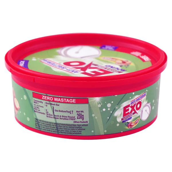 Exo Touch & Shine Ginger Twist Anti-Bacterial Dishwash Bar 250 g (Get ...