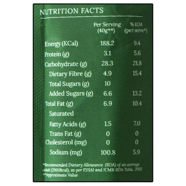 Monsoon Harvest Crunchy Cranberry & Orange Granola Bars 40 g - JioMart