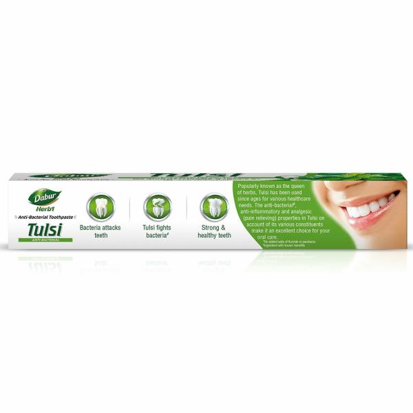 Dabur Tulsi Anit-Bacterial Toothpaste 200 g - JioMart