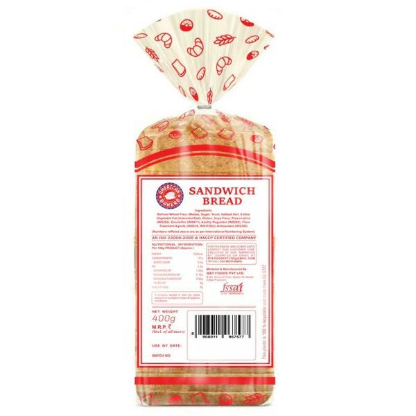 American Bakers Sandwich Bread 400 g - JioMart