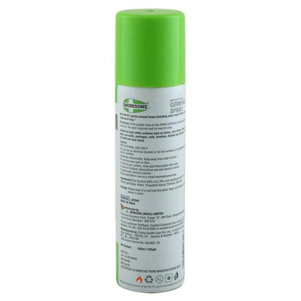 Morisons Instant Clean Germ Kill Spray 150 ml - JioMart