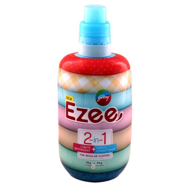 Godrej Ezee 2-in-1 Liquid Detergent + Fabric Conditioners 1 kg - JioMart