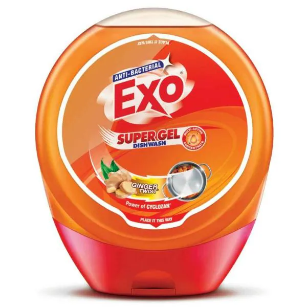 Exo Anti-Bacterial Ginger Dishwash Super Gel 225 g - JioMart