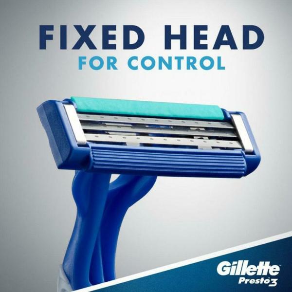 Gillette Presto 3 Blade Razor (Buy 5 Get 1 Free) - JioMart