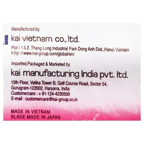 Kai Can Pink Women Razor 5 pcs - JioMart
