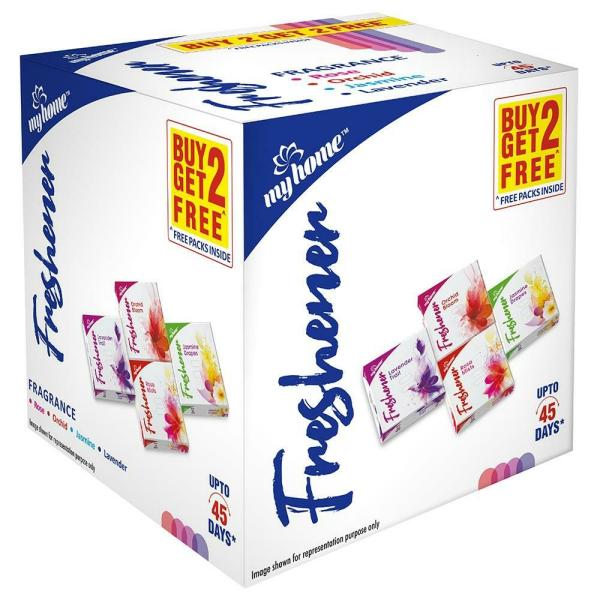 My Home Assorted Air Freshener Block 75 g (Buy 2 Get 2) - JioMart