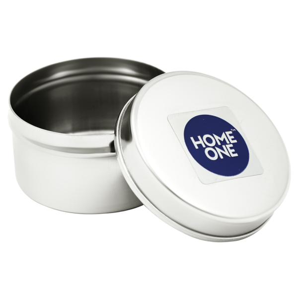 Home One Round Stainless Steel Small Puri Dabbi 80 ml - JioMart