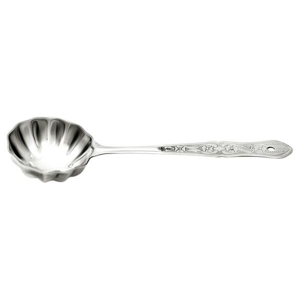 Home One Flower Shape Stainless Steel Serving Ladle 24 cm - JioMart