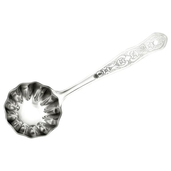 Home One Flower Shape Stainless Steel Serving Ladle 24 cm - JioMart