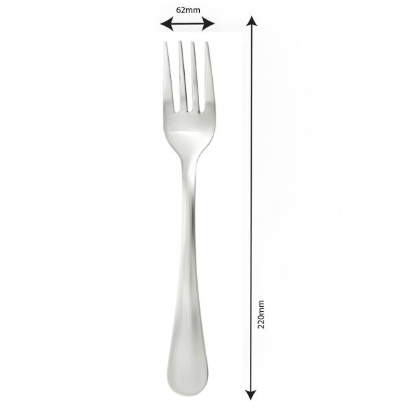 Home One Stainless Steel Dinner Fork 22 cm (Set of 6) - JioMart