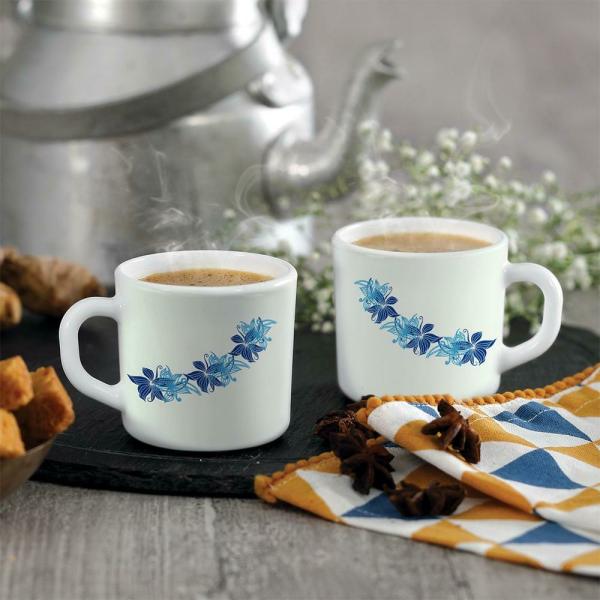 Cello Stella Assorted Opalware Mug 100 ml (Set of 6) - JioMart