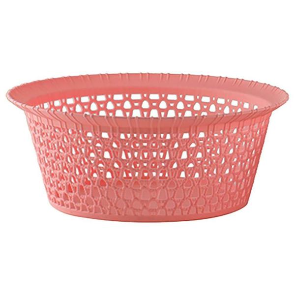 Home One Desire Pink Plastic Basket (Set of 3) - JioMart