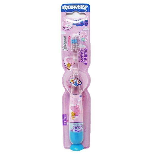 Aquawhite Peppa Pig Sweet Dreams Flashhh Toothbrush 3+ Years - JioMart