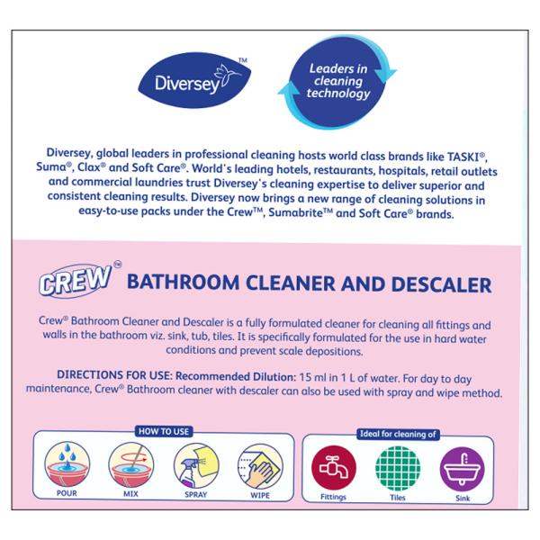 Crew Bathroom Cleaner and Descaler 1 L - JioMart