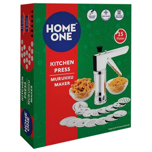 Home One Stainless Steel Kitchen Press (15 plates) - JioMart