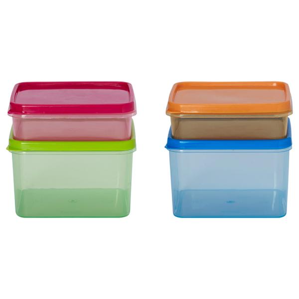 Home One Elite Assorted Colour Plastic Container 1000+ 1000+ 500+ 500 ...