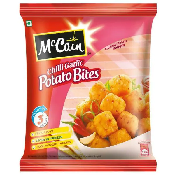 McCain Chilli Garlic Potato Bites 1.24 Kg - JioMart