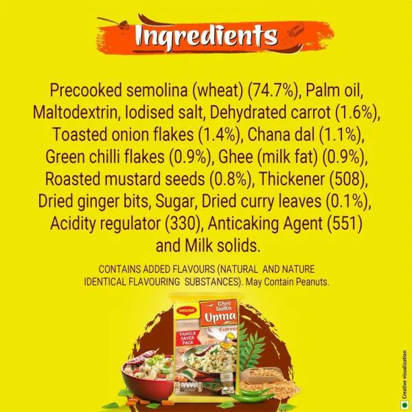 Maggi Ready to Eat Ghee Tadka Upma 260 g - JioMart