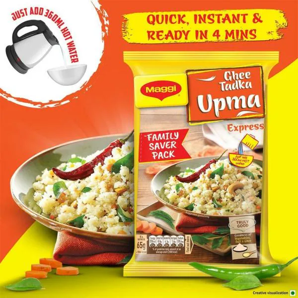 Maggi Ready to Eat Ghee Tadka Upma 260 g - JioMart