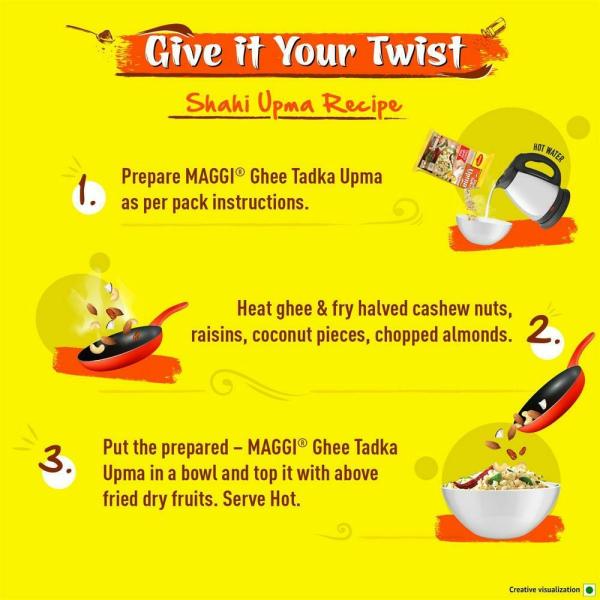 Maggi Ready to Eat Ghee Tadka Upma 260 g - JioMart