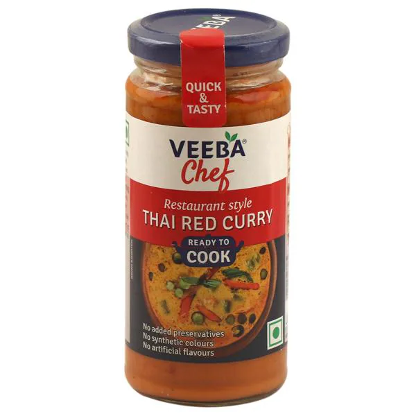 Veeba Chef Restaurant Style Thai Red Curry Ready to Cook 240 g - JioMart