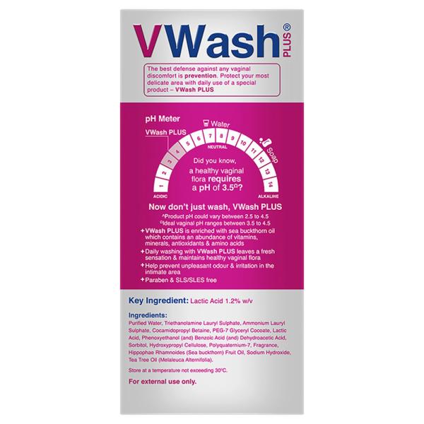 VWash Plus pH 3.5 Expert Intimate Hygiene Wash 200 ml - JioMart