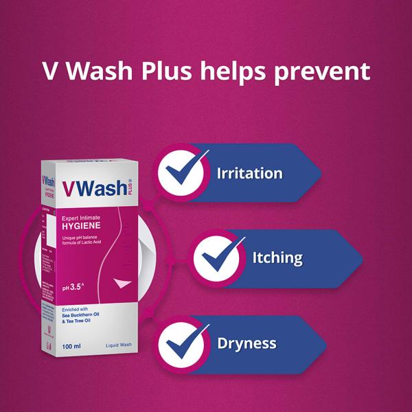 VWash Plus pH 3.5 Expert Intimate Hygiene Wash 350 ml - JioMart