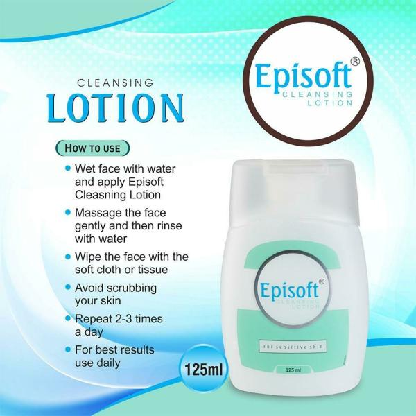 Episoft Cleansing Lotion for Sensitive Skin 125 ml - JioMart