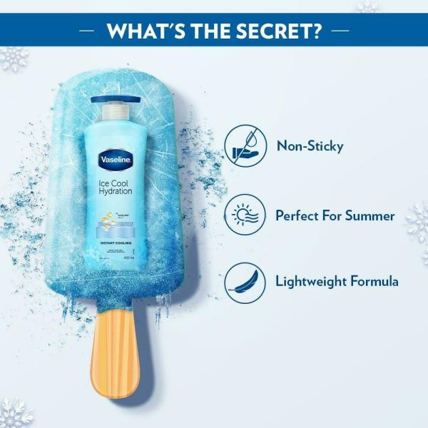Vaseline Ice Cool Hydration Gel Lotion 400 ml - JioMart