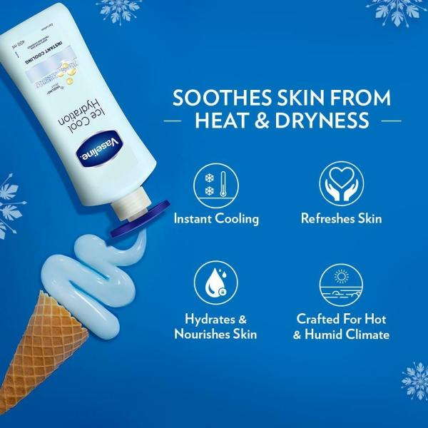 Vaseline Ice Cool Hydration Gel Lotion 400 ml - JioMart