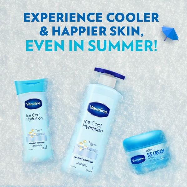 Vaseline Ice Cool Hydration Gel Lotion 400 ml - JioMart