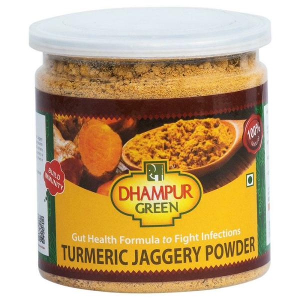 Dhampur Green Turmeric Jaggery Powder 300 g - JioMart