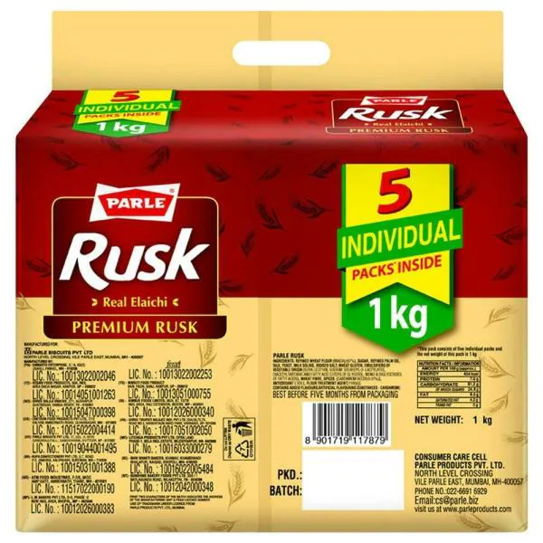 Parle Premium Elaichi Rusk 1 Kg - JioMart