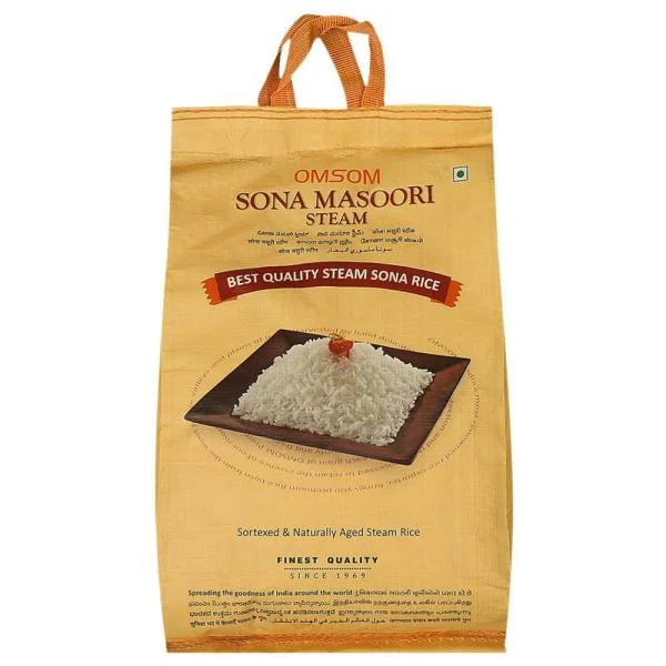 Omsom Sona Masoori Steam Rice 5 kg - JioMart