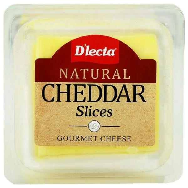 D'lecta Natural Cheddar Cheese Slices 200 g (Pack) - JioMart