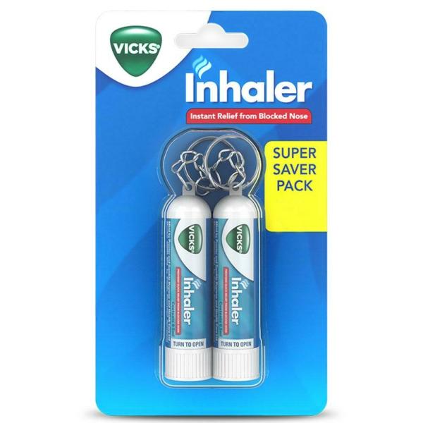 Vicks Inhaler with Keychain 0.5 ml (Pack of 2) - JioMart