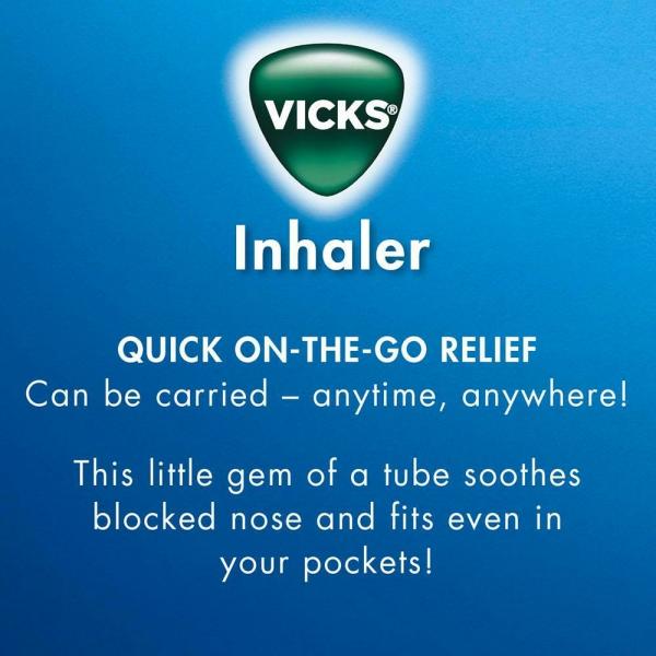 Vicks Inhaler with Keychain 0.5 ml (Pack of 2) - JioMart